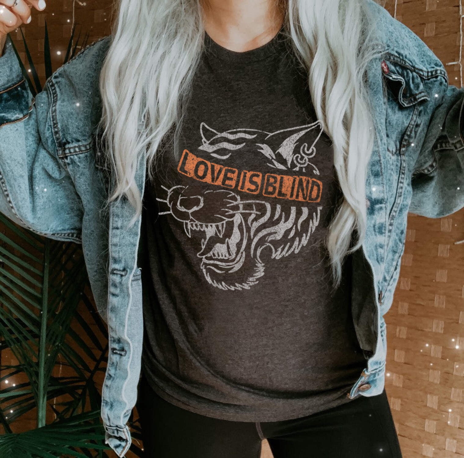LOVE IS BLIND Short sleeve Tees - Walmart.com