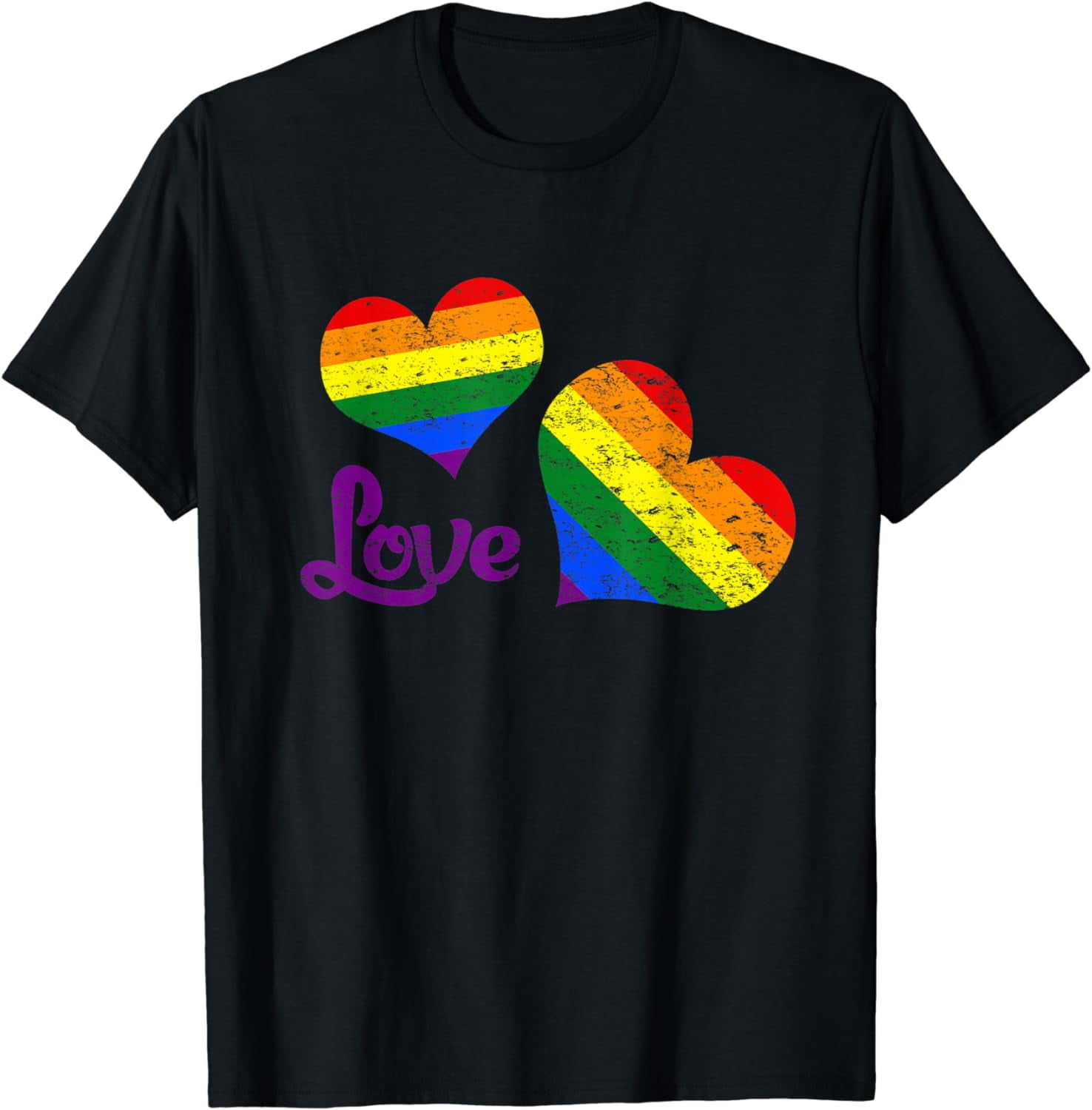LOVE LGBT Shirt ally lgbtqia bi pride Funny Rainbow Merch T-Shirt ...