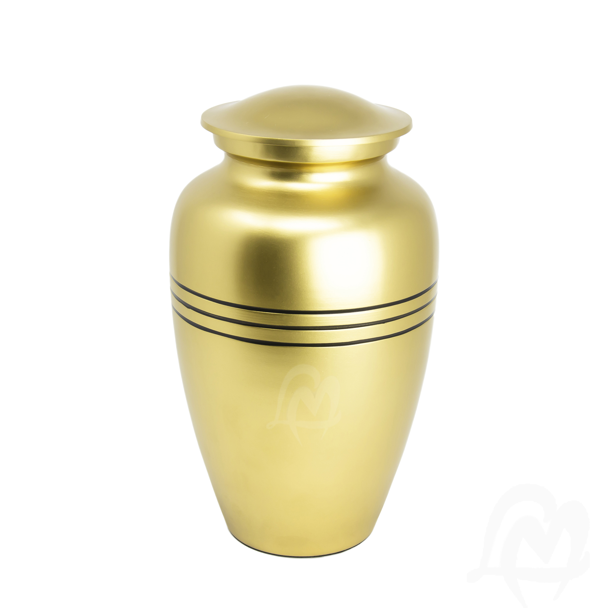 LOVE MEMORIALS Cremation Urns- Beautiful Golden Adult Urn –Best Urn for ...