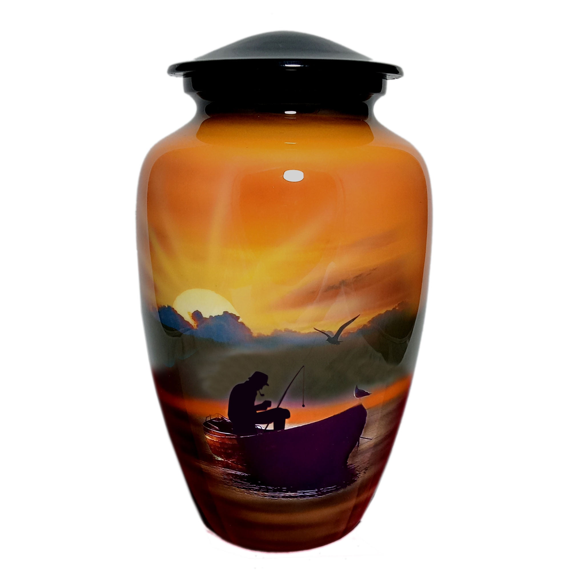 LOVE MEMORIALS Cremation Urns- Stylish Boat Man Adult Urn Best Urn for ...