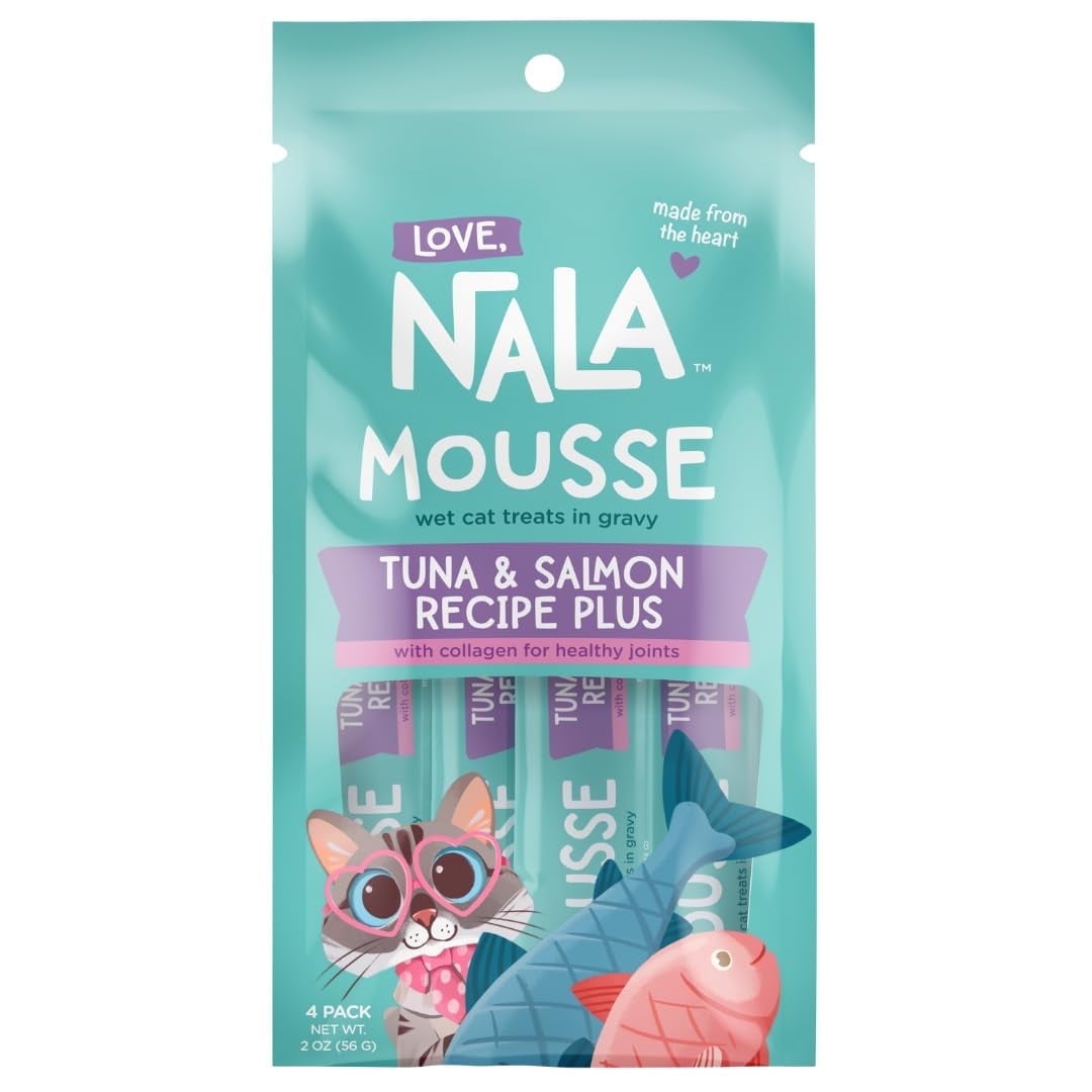 LOVE, NALA - Skin & Coat Health - Tuna & Salmon Plus Collagen Mousse ...