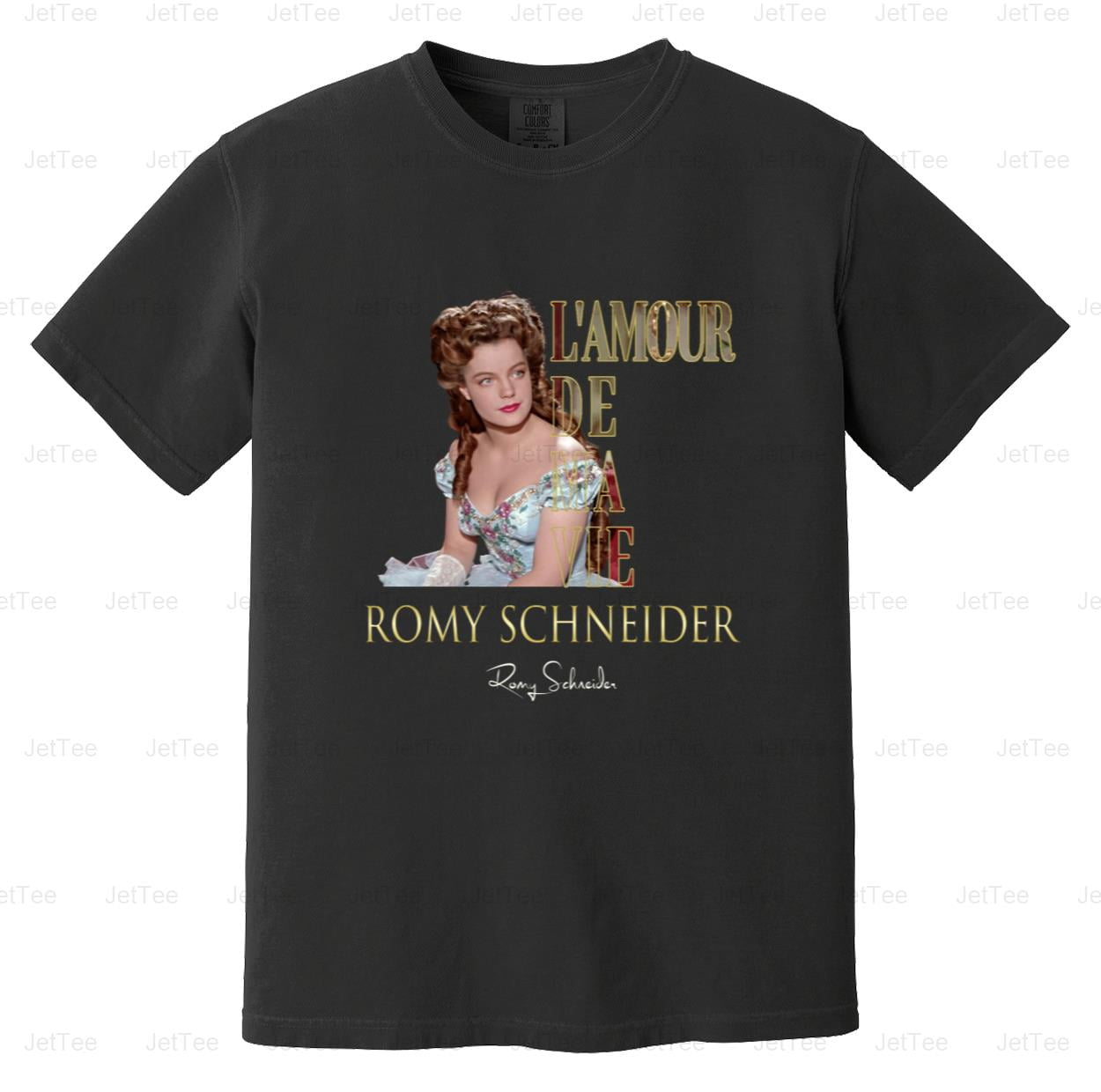 LOVE Of My Life Romy Schneider Actress Film Star Fan Comfort Color T-Shirt Unisex, up to 4XL ...