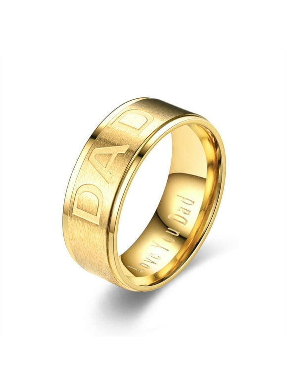 Dad Gold Rings