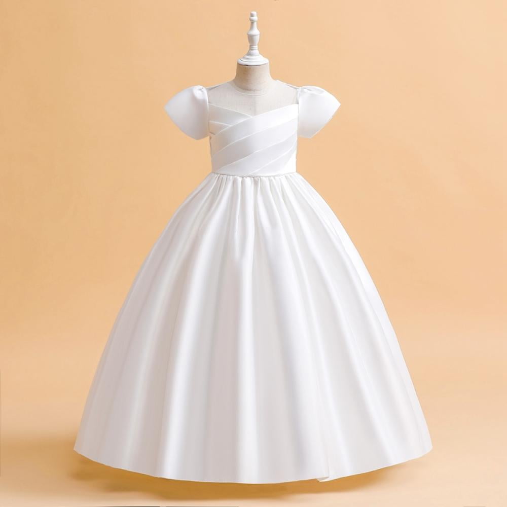 LOVEBAY 5-16 Years Girls Dress Sequin Lace Wedding Party Flower Dress ...