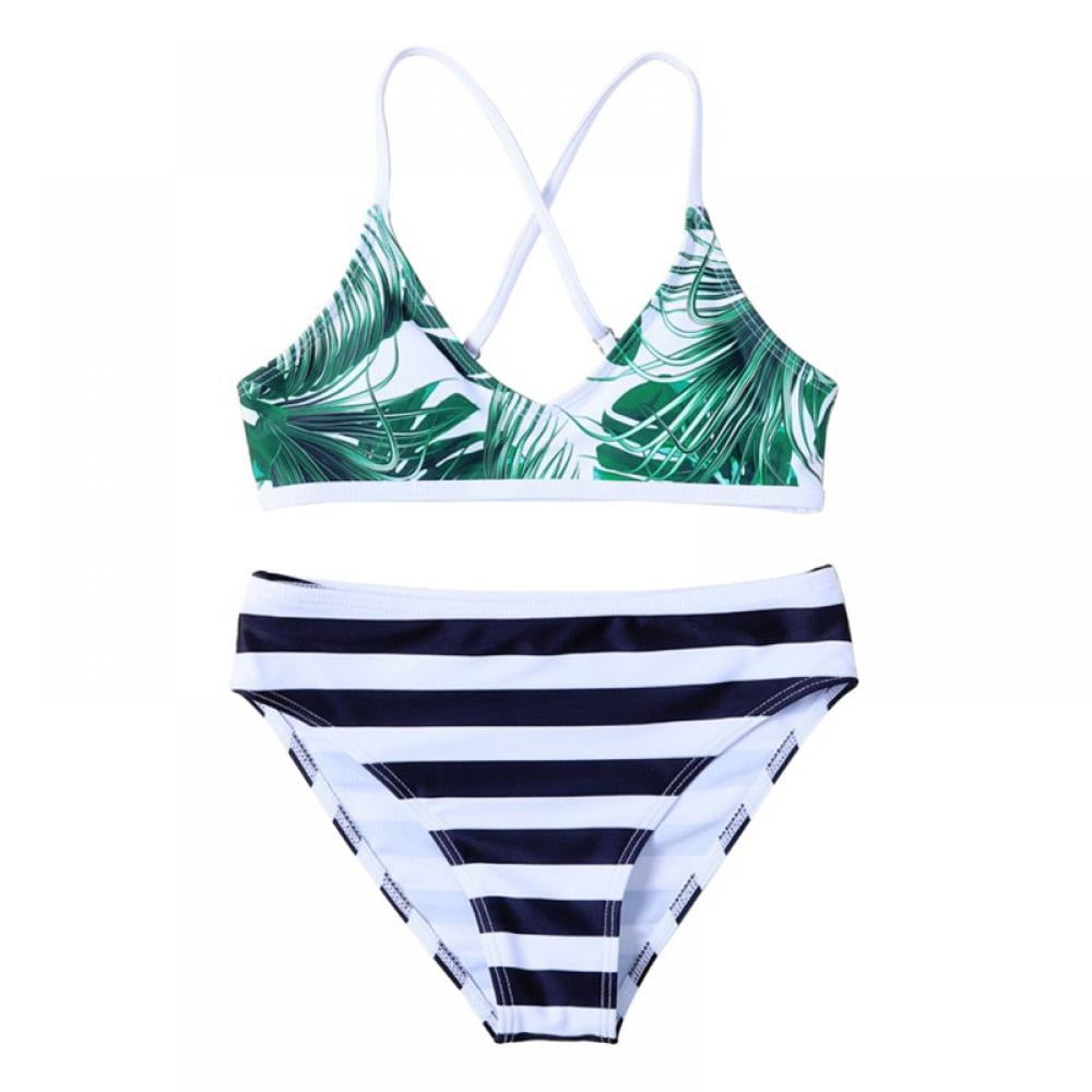 LOVEBAY Girls Swimsuit Bikini Swimsuit Spaghetti Strap Bathing Suit ...