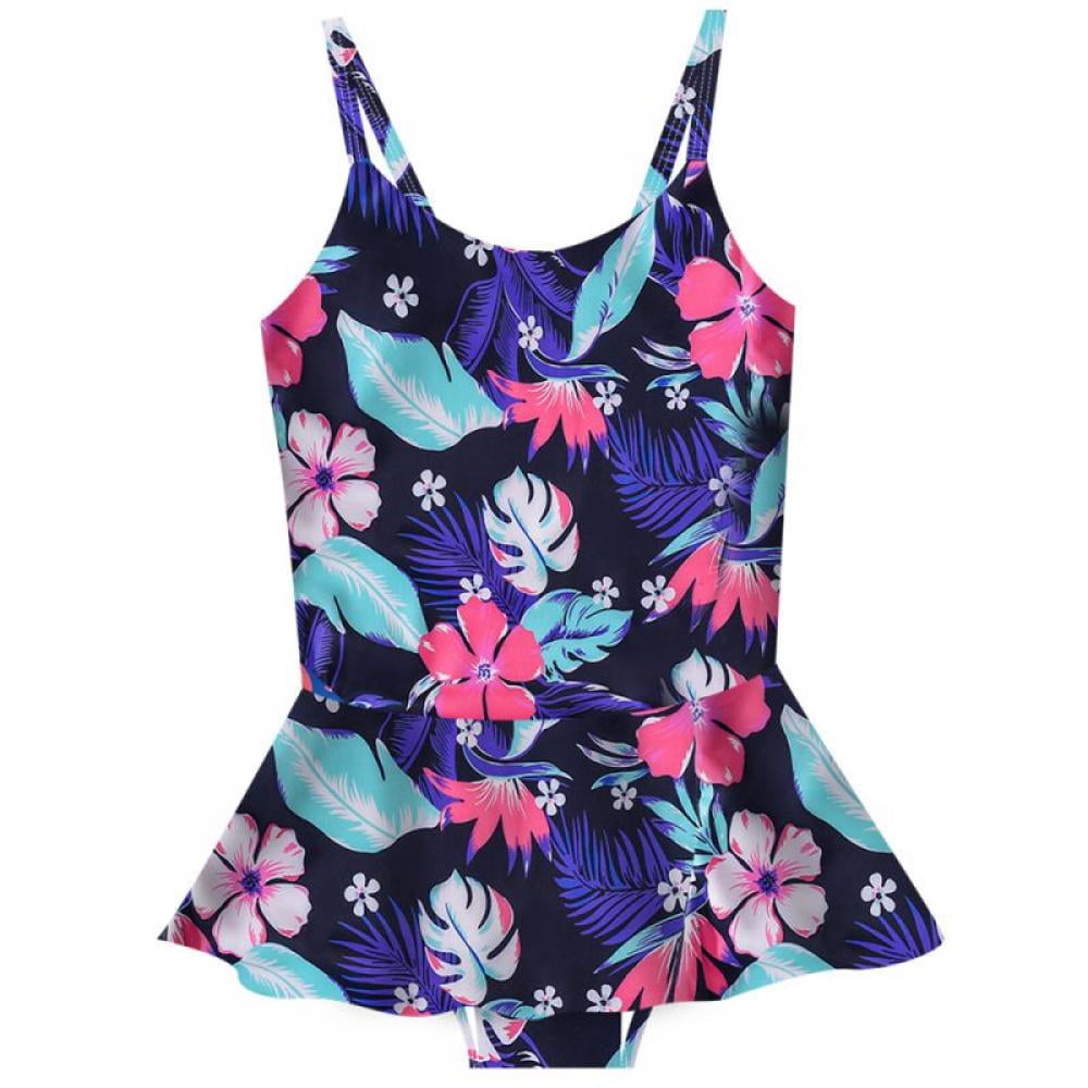 LOVEBAY Girls Swimsuits One Piece Kids Swimsuits Girl Sun Protection ...