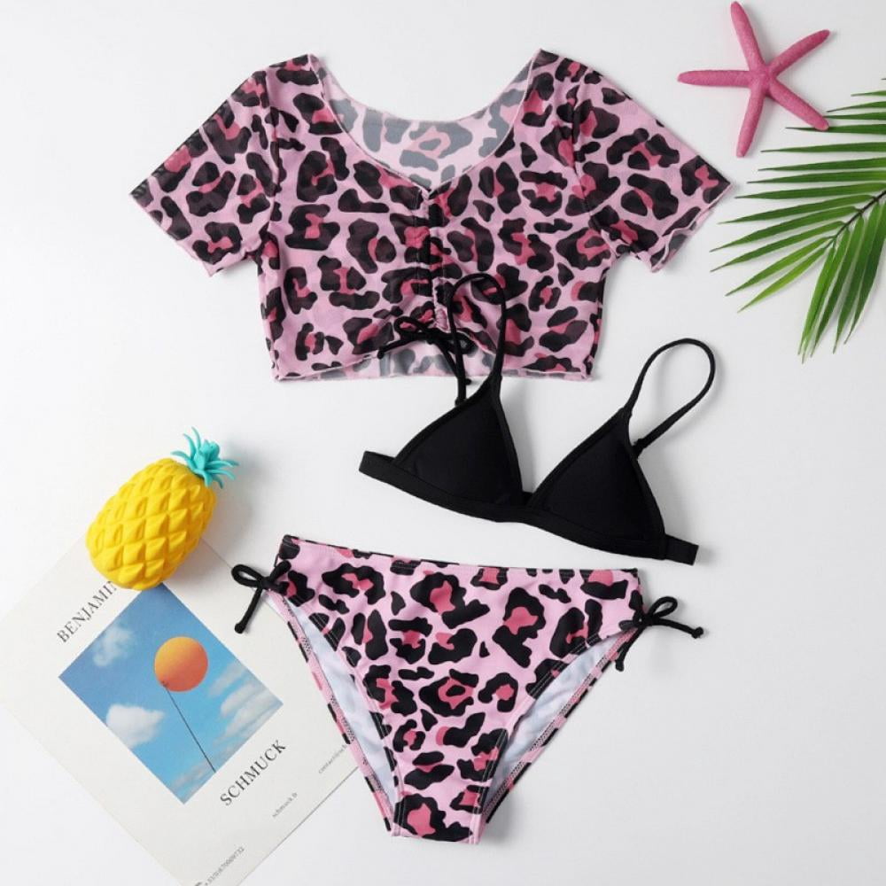 LOVEBAY Girls' Swimwear Bikini Swimsuit Sport Bathing Suit 3 Piece ...