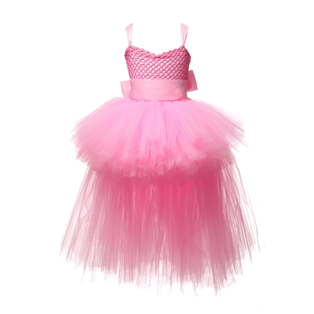 LOVEBAY Girls Tutu Dress Tulle Evening Wedding Birthday Party Dresses ...
