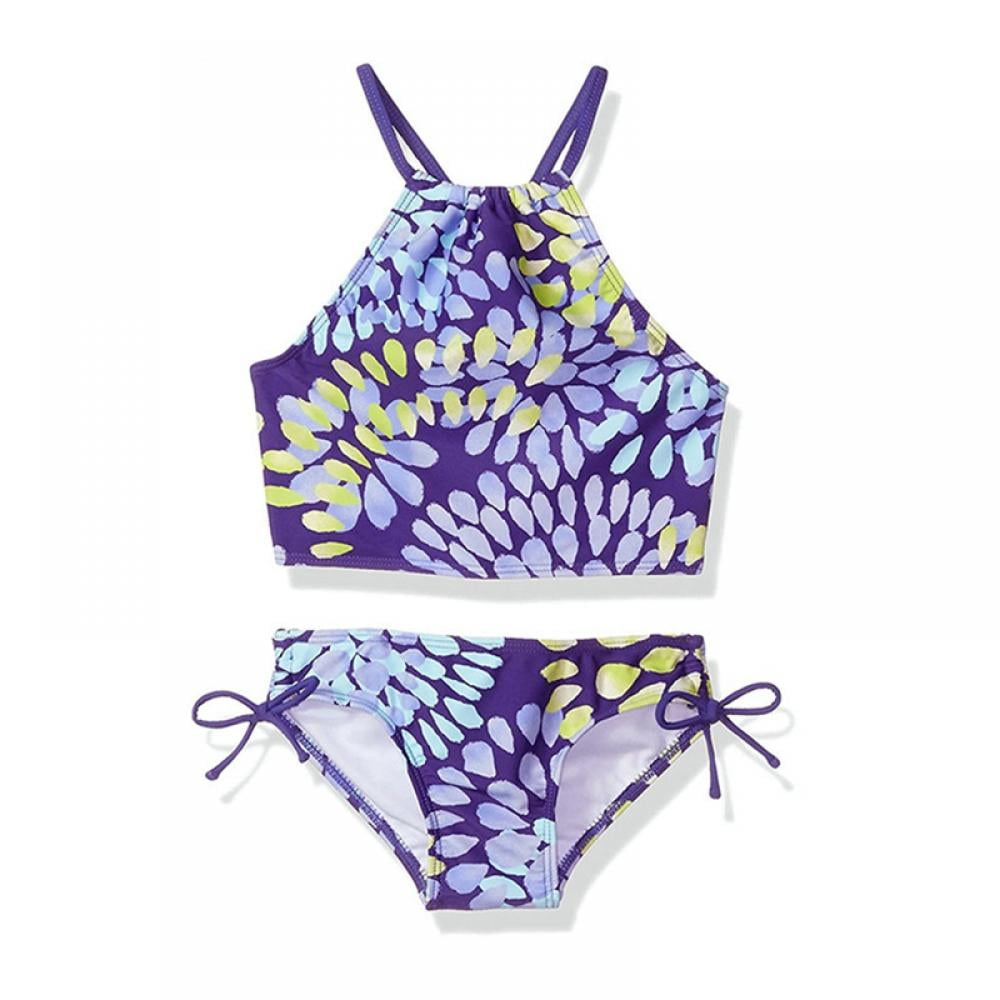 LOVEBAY Girls Two Piece Swimsuits Girls' Swimwear Quick Dry Kids ...