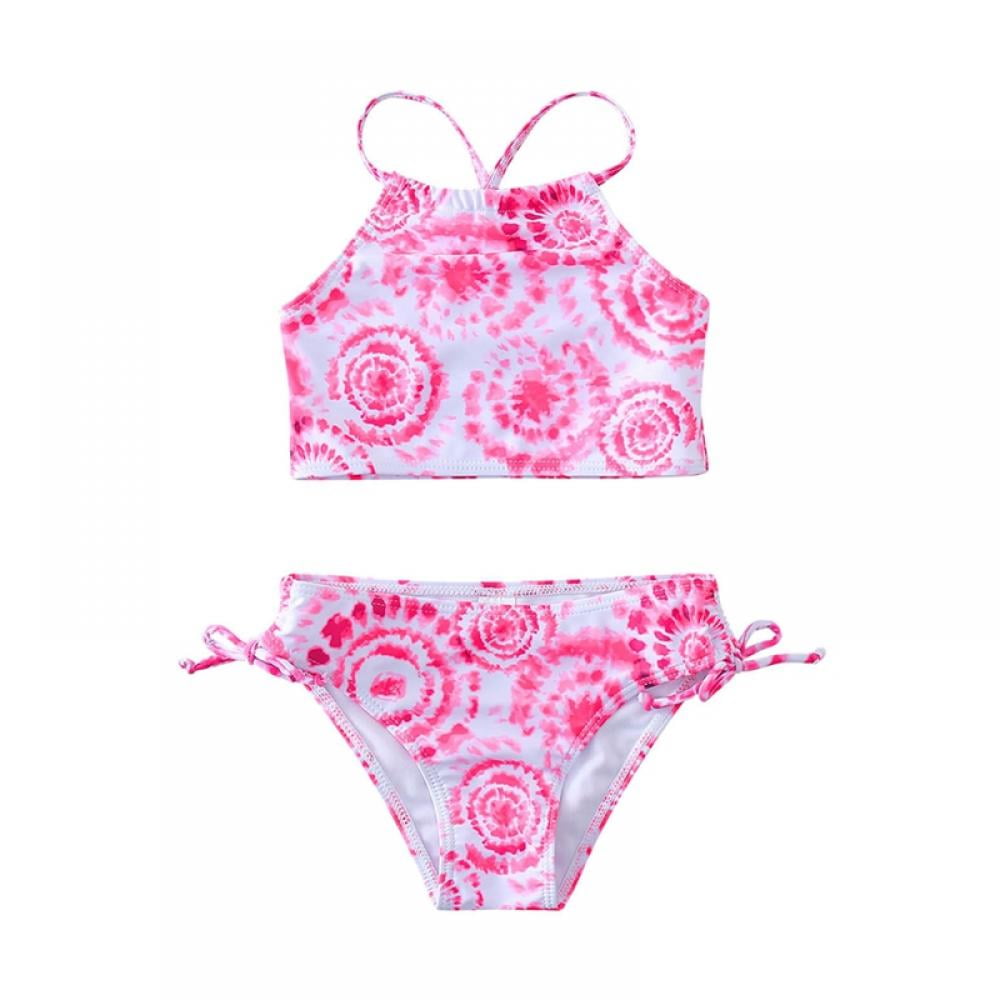 LOVEBAY Girls Two Piece Swimsuits Girls' Swimwear Quick Dry Kids ...