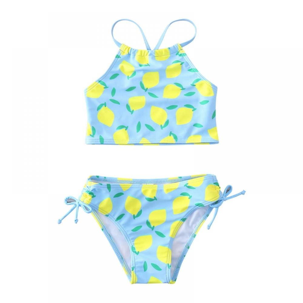 LOVEBAY Girls Two Piece Swimsuits Girls' Swimwear Quick Dry Kids ...