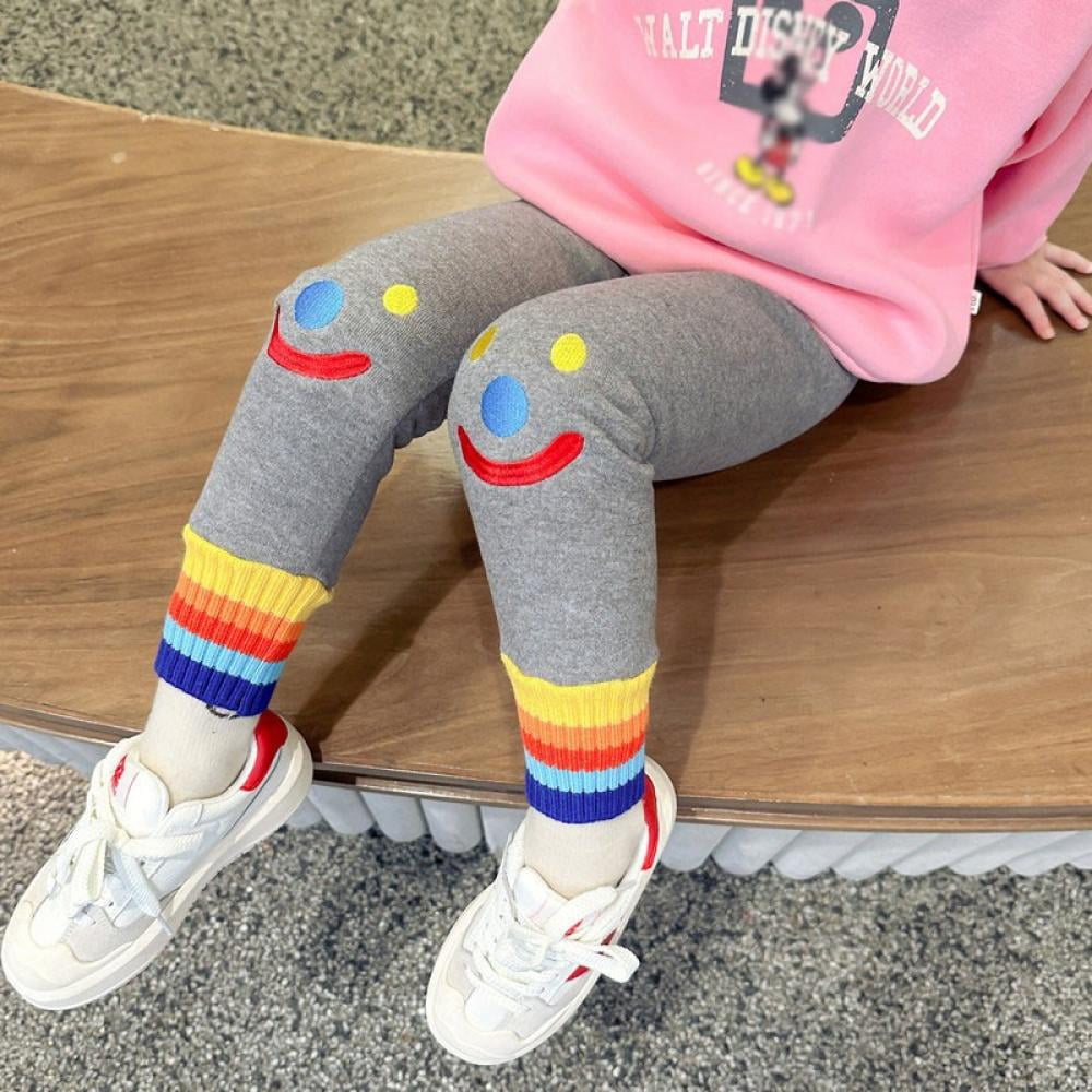 LOVEBAY Girls Winter Leggings Fleece Lined Toddler Tights Pants for ...