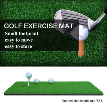 Costway Large 5x4 FT Golf Practice Driving Mat, Indoor/Outdoor ...