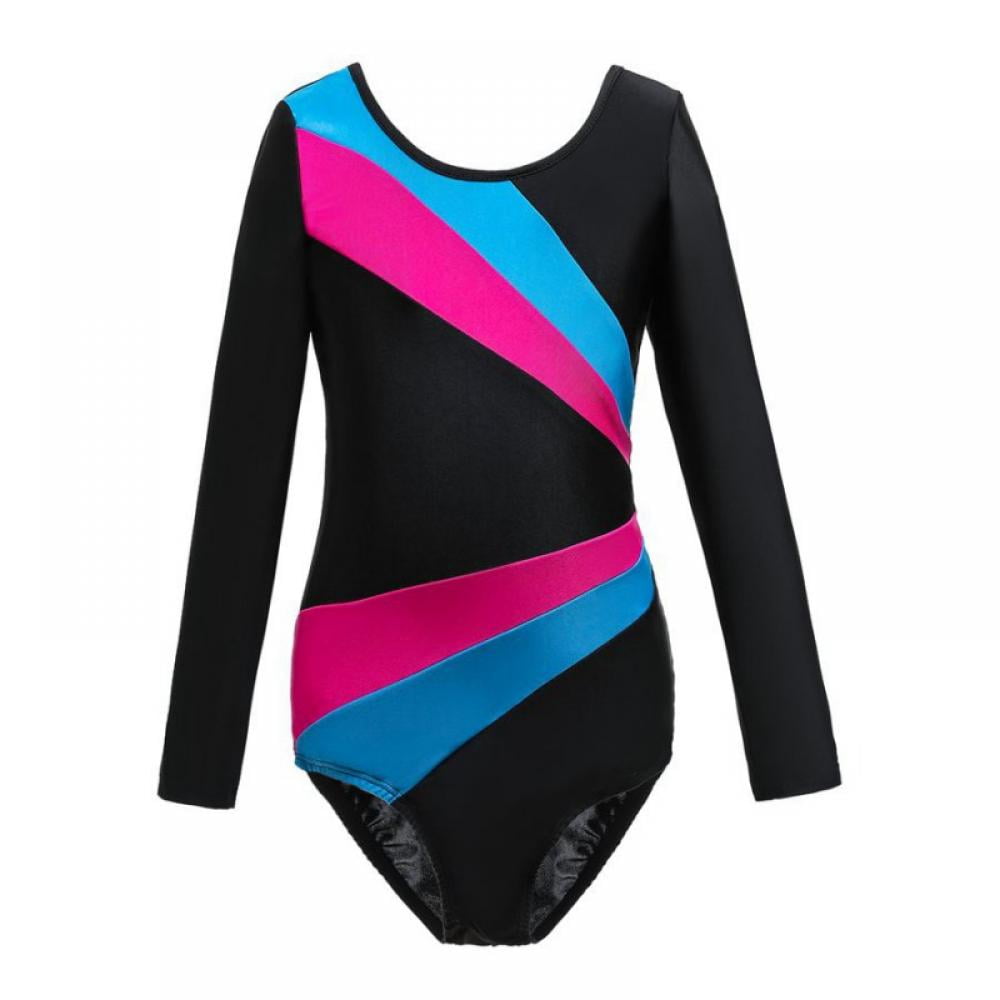 LOVEBAY Leotard For Girls Gymnastics Girls Long Sleeve Gymnastics ...