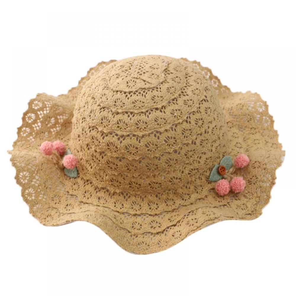 LOVEBAY Toddler Straw Hats For Girls / Kids Straw Hats For Girls ...