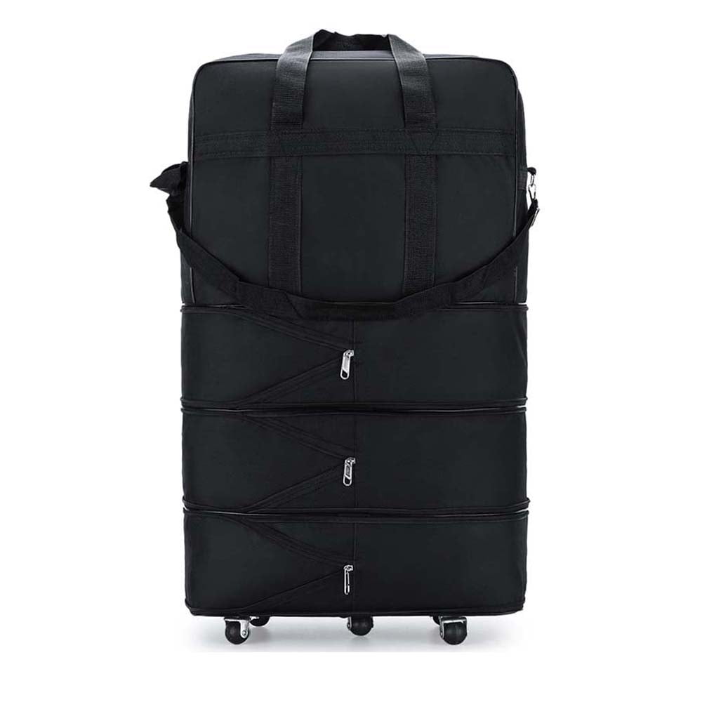 LOVECM Foldable Wheeled Duffel Bag Rolling Duffel Spinner Luggage ...