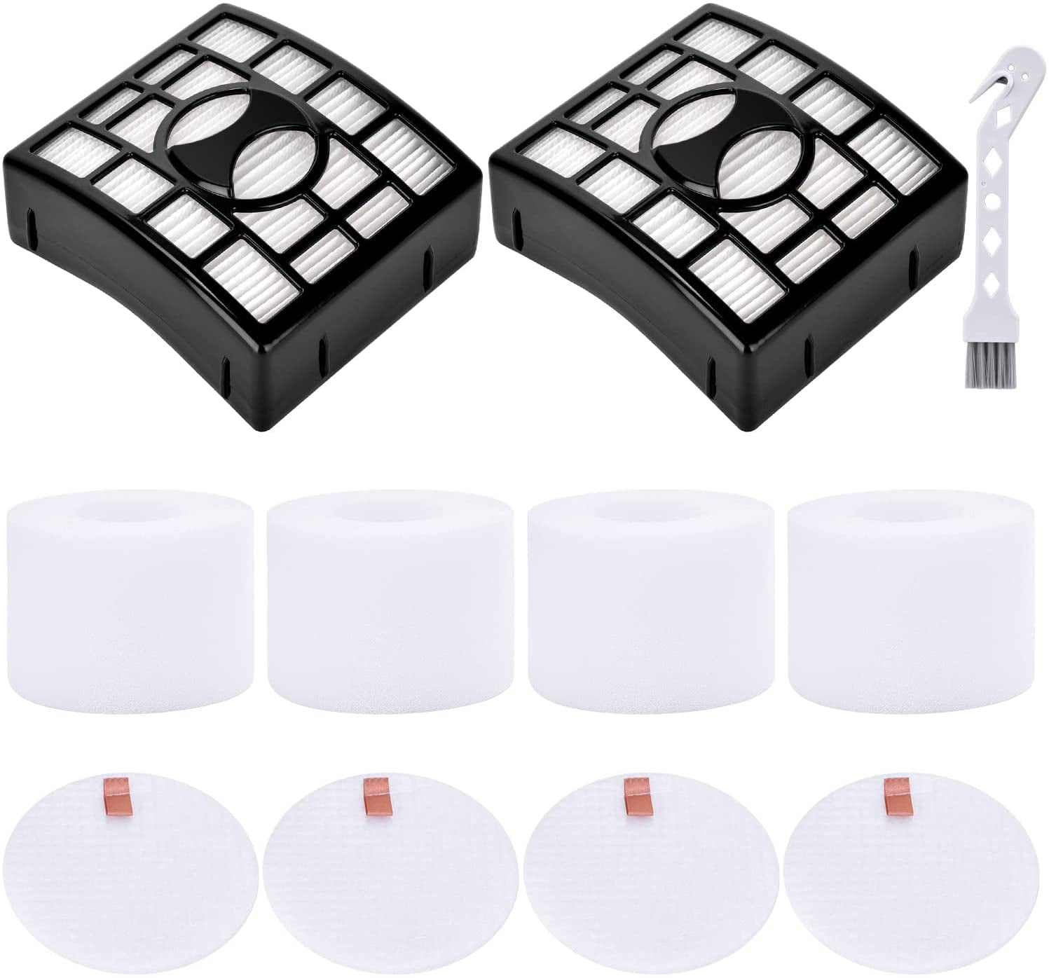 LOVECO HEPA & Foam Felt Filters for Shark Rotator DuoClean Vacuum NV680 ...