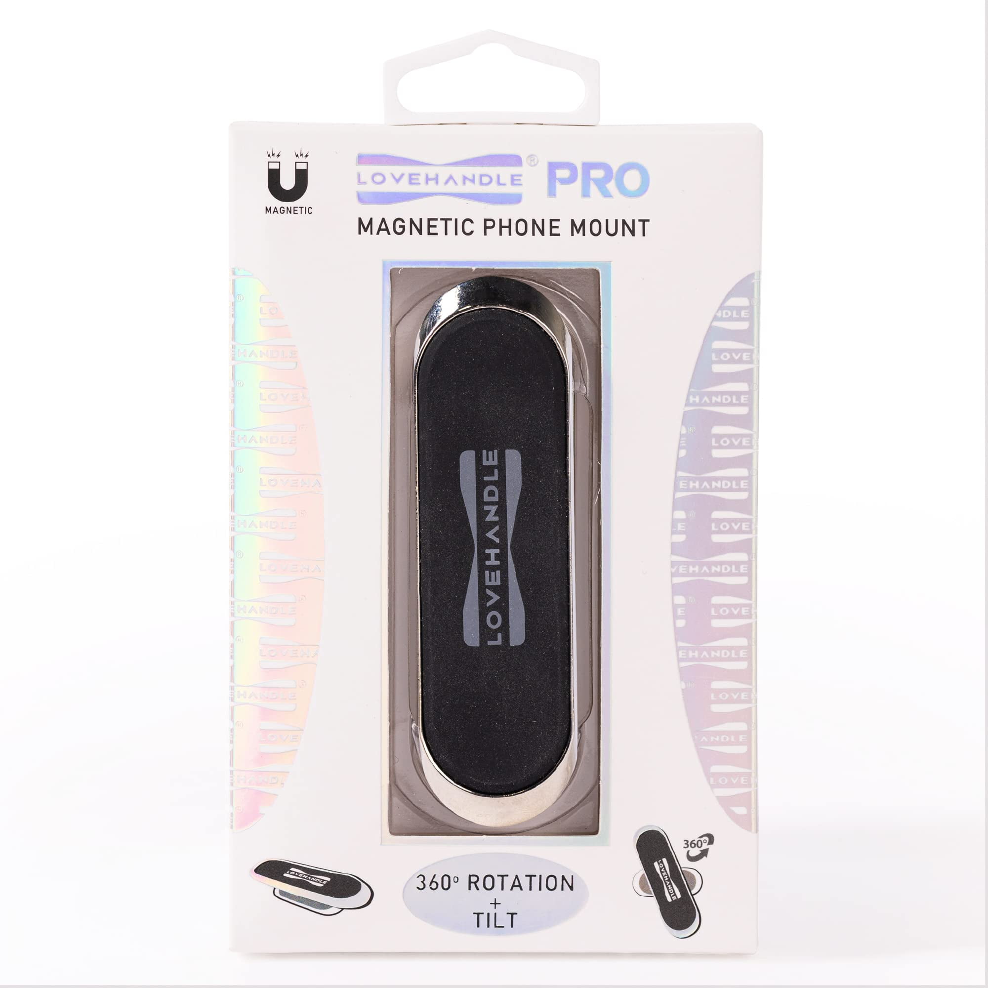 LOVEHANDLE PRO Mount - Magnetic Phone Holder for Car - Portable ...