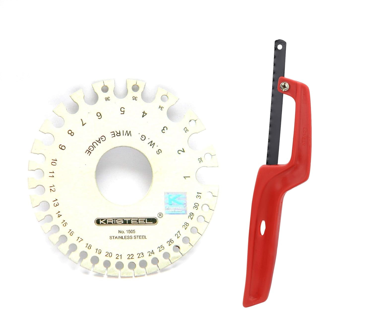 LOVELY Kristeel Round Stainless Steel Wire Gauge Mini Hacksaw Multi Saw ...