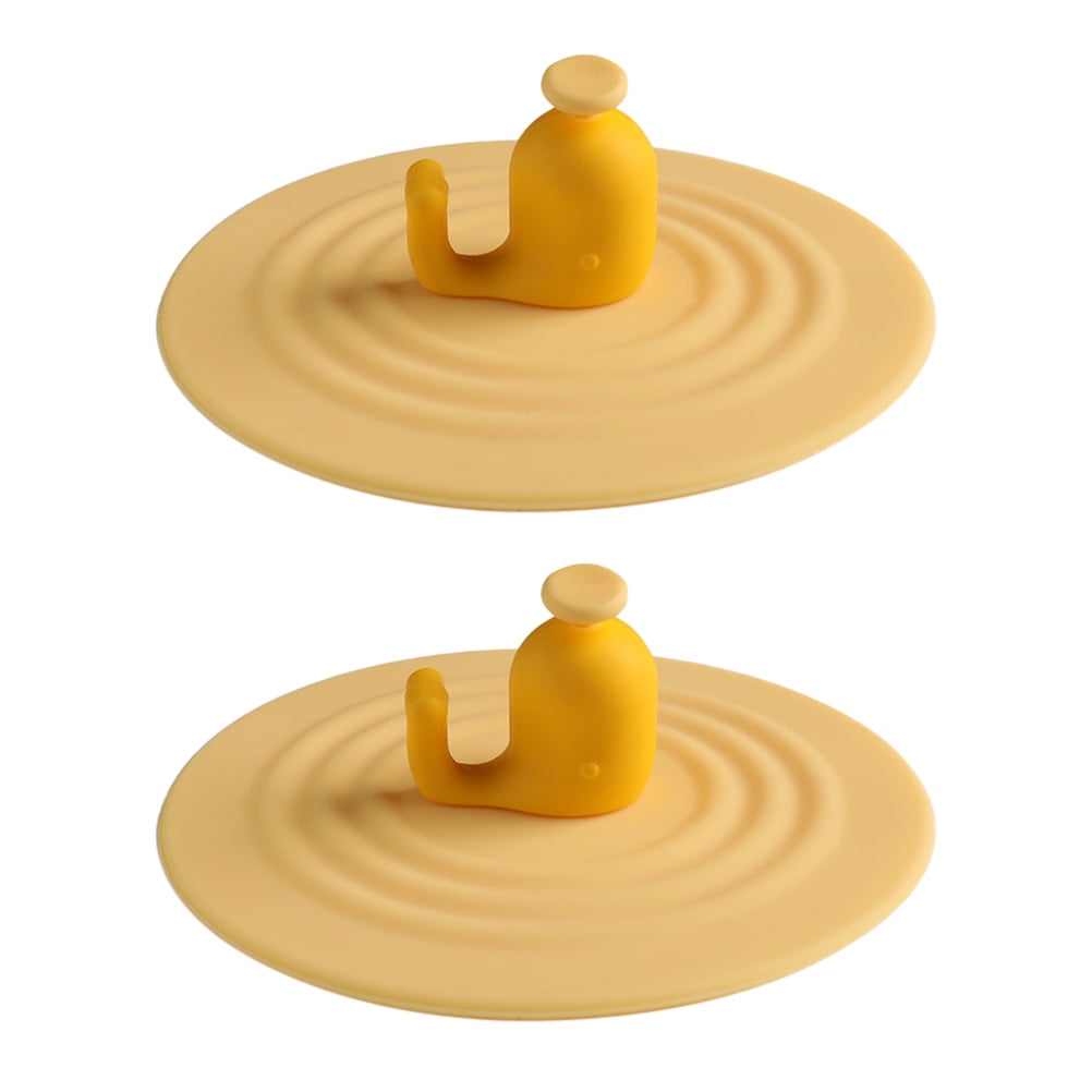 LOVERLYZ 1 Set 2Pcs Silicone Mug Covers Dustproof Universal Cup Lids ...