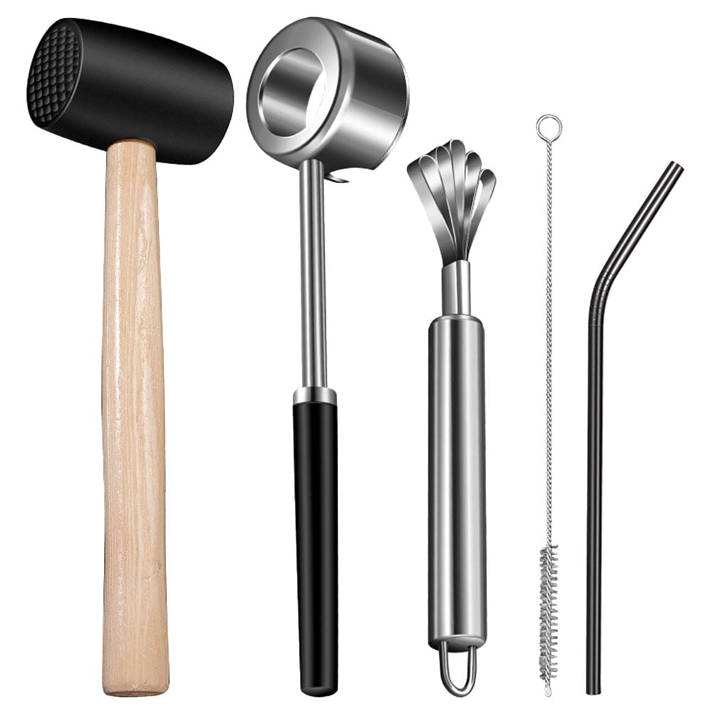 Coconut Shell Breaker Hammer Set of 1 Stainless Steel and Rubber for ...