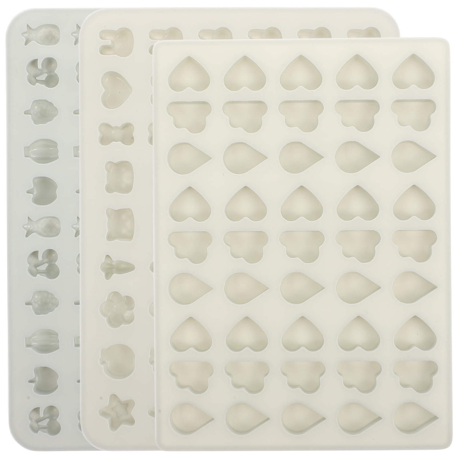 LOVERLYZ 3Pcs Jelly Making Silicone Mold Heat Resistant Candy Mold Baby ...