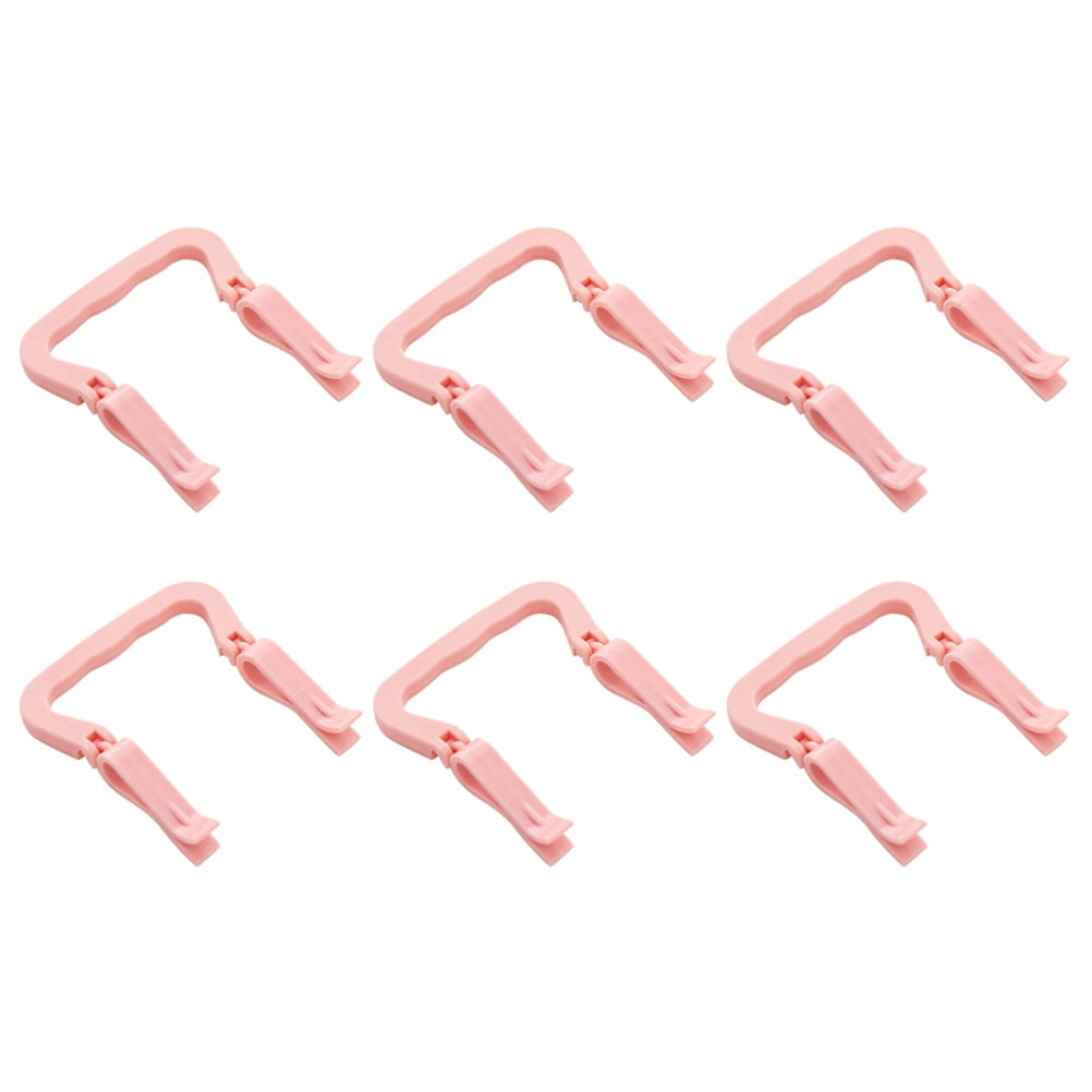 LOVERLYZ 6PCS Plastic Garbage Bags Clamp Non Clip Fixed Rubbish Trash ...