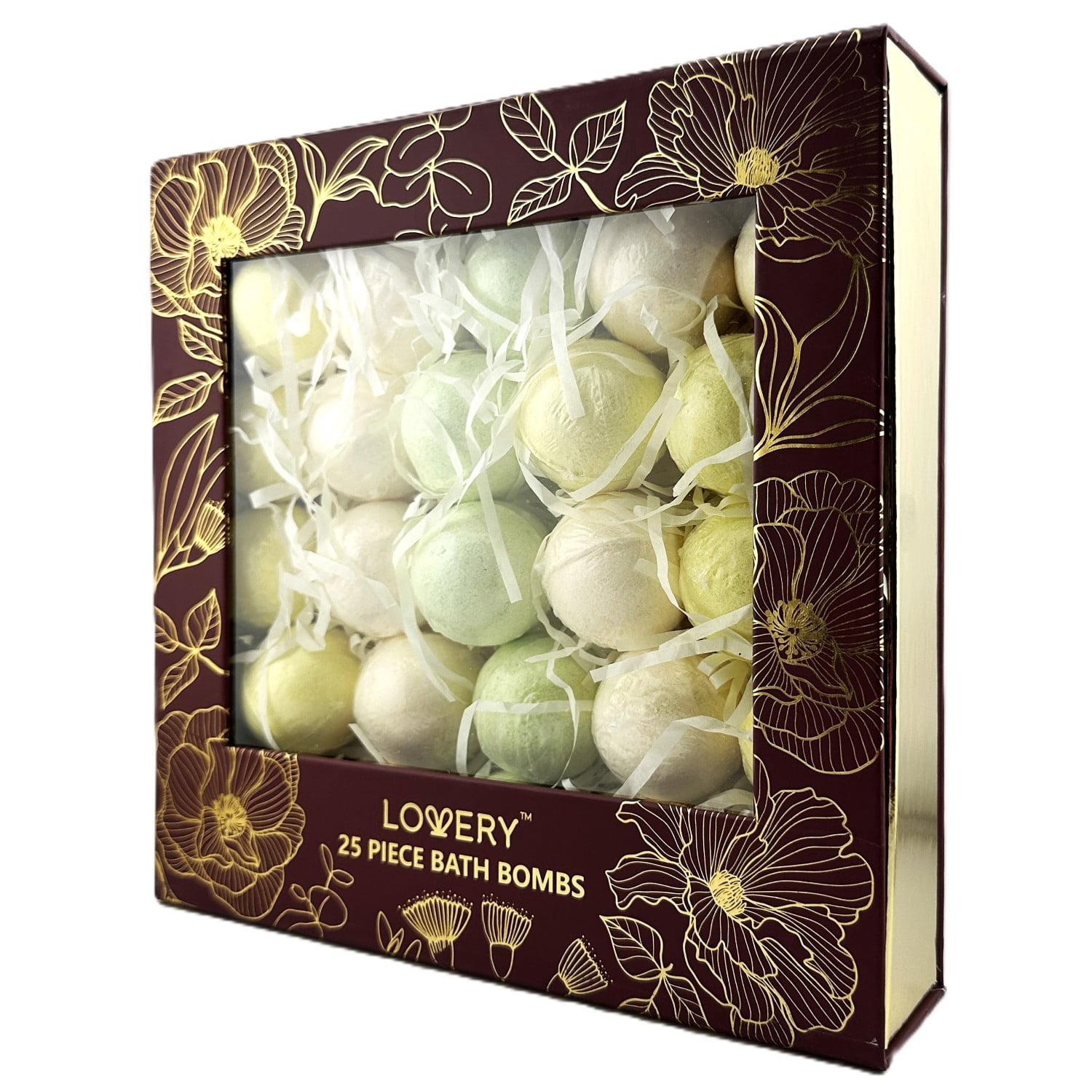 LOVERY 25 PC Bath Bomb Set - 5 Scents - 5 x 30 g - Relaxing Spa Gift ...