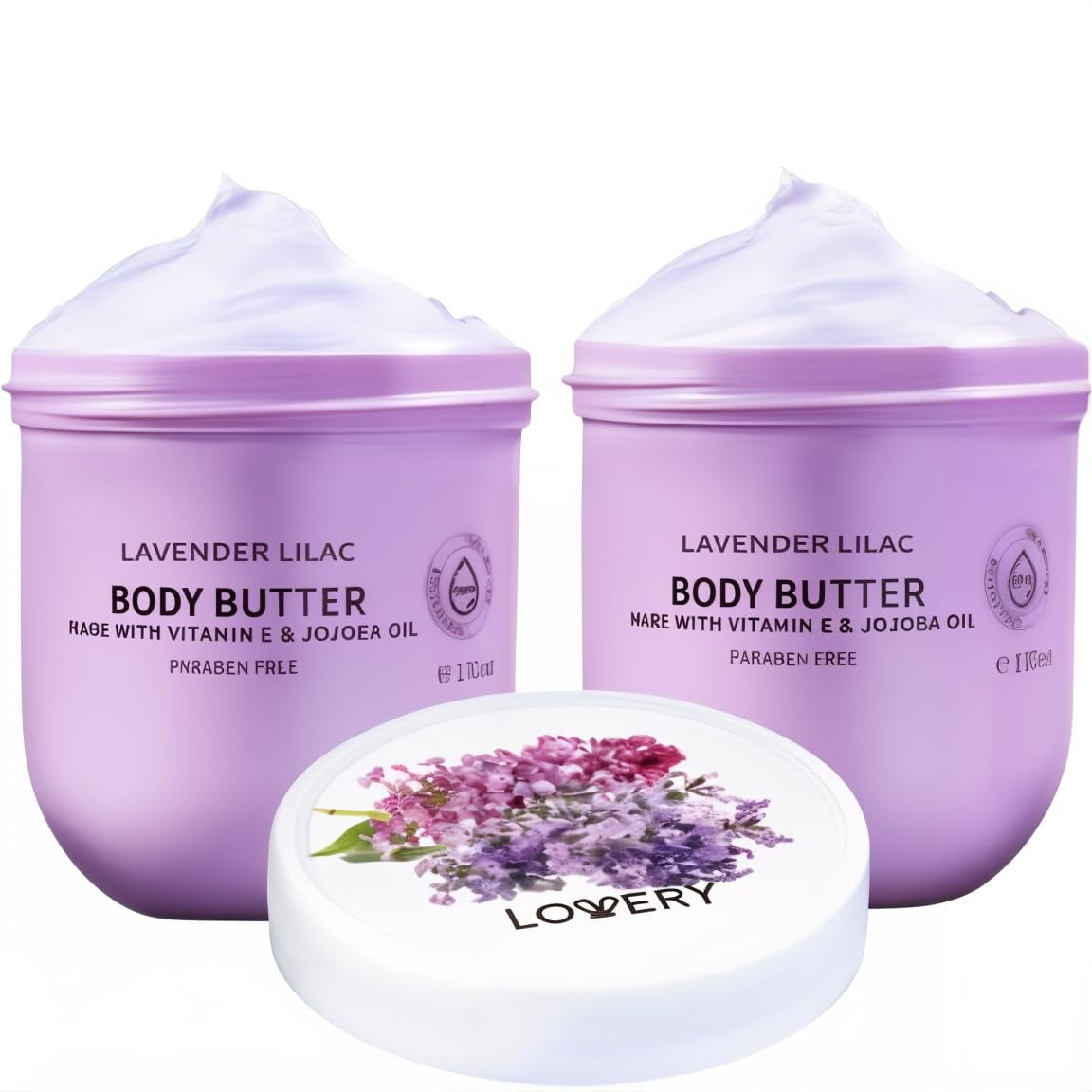 LOVERY Lavender Lilac Body IRF13 Butter - Shea Cream with Jojoba Oil ...