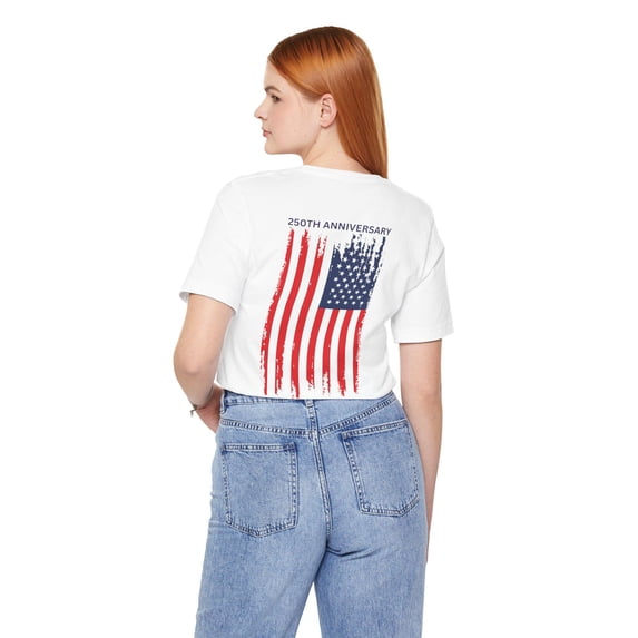 LOVETEE 250th Anniversary America Tee, Crimson M - Walmart.com
