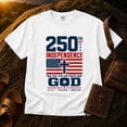 LOVETEE 250th Independence Christian Patriotic Shirt, One Nation Under ...