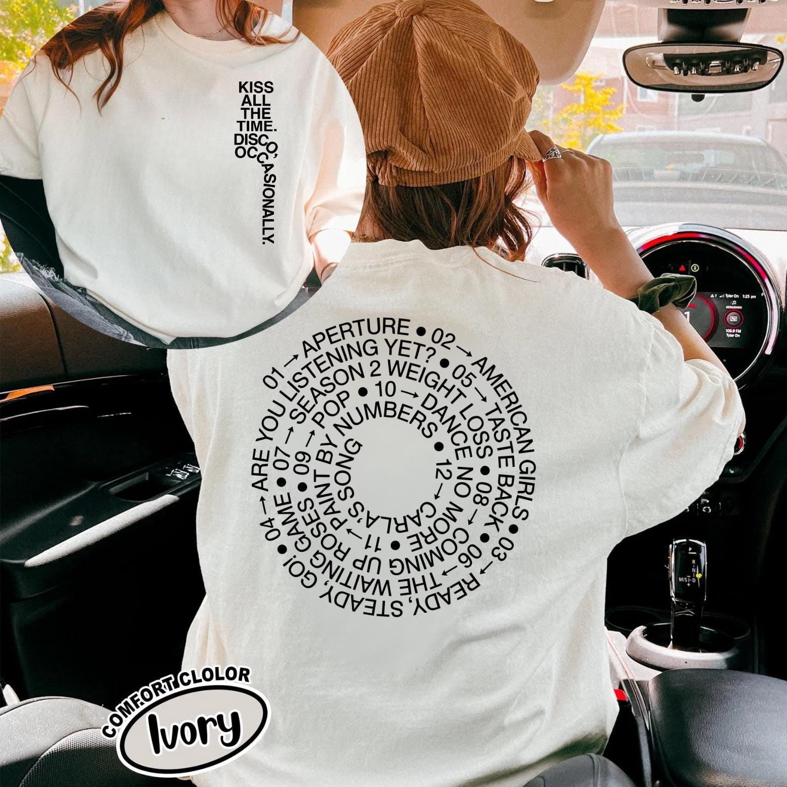 LOVETEE Harry Kiss All The Time Disco Occasionally Album TShirt ...