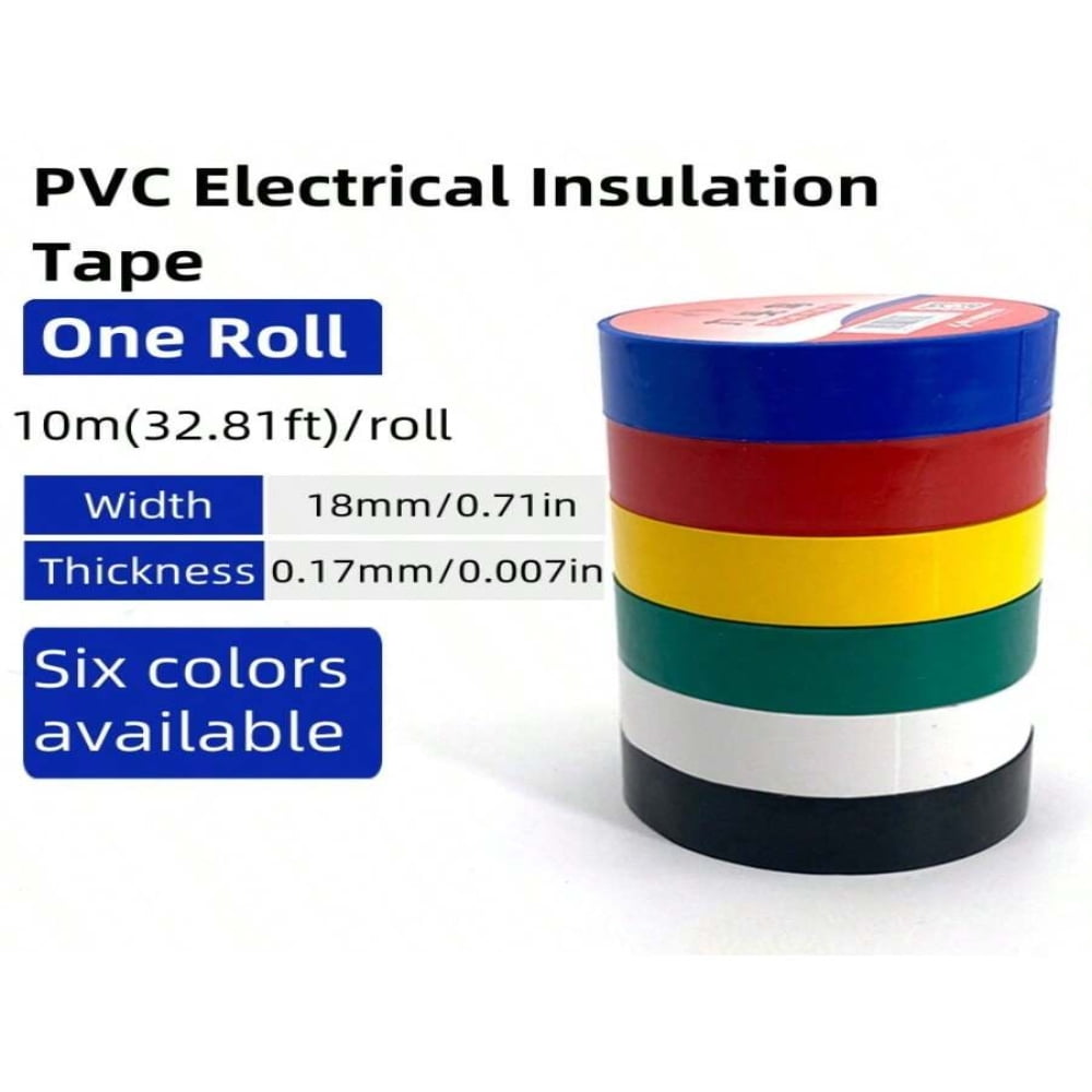 LOVEVER 1 Roll Electrical Insulation Connection Tape PVC Flame ...
