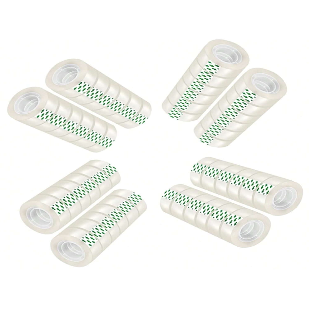 LOVEVER 12/24/48 Rolls Clear Tape Refills Rolls For Dispenser ...