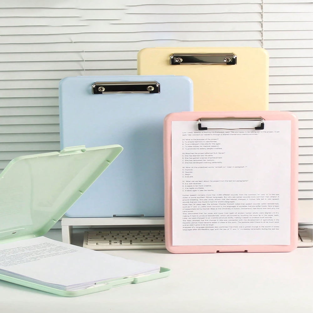 LOVEVER 1pc A4 File Folder (With Storage Box) Large Capacity File ...