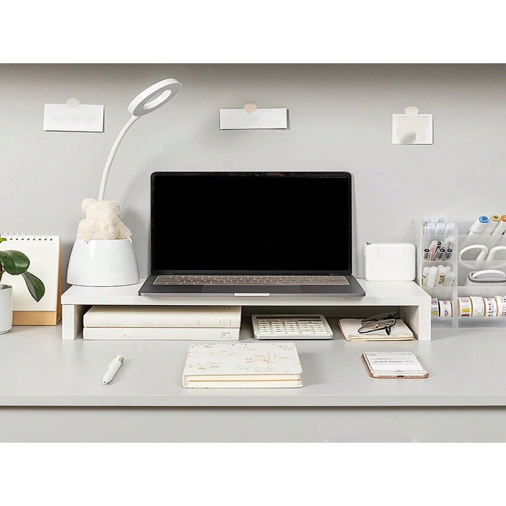 LOVEVER 1pc Diy Office Computer Monitor Riser With Keyboard Storage ...