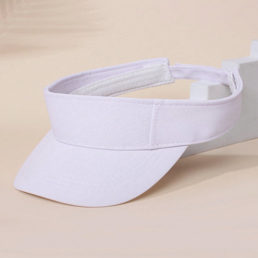 LOVEVER 1pc Kids Visor Sun Hat Adjustable Girls High Ponytail Tennis ...