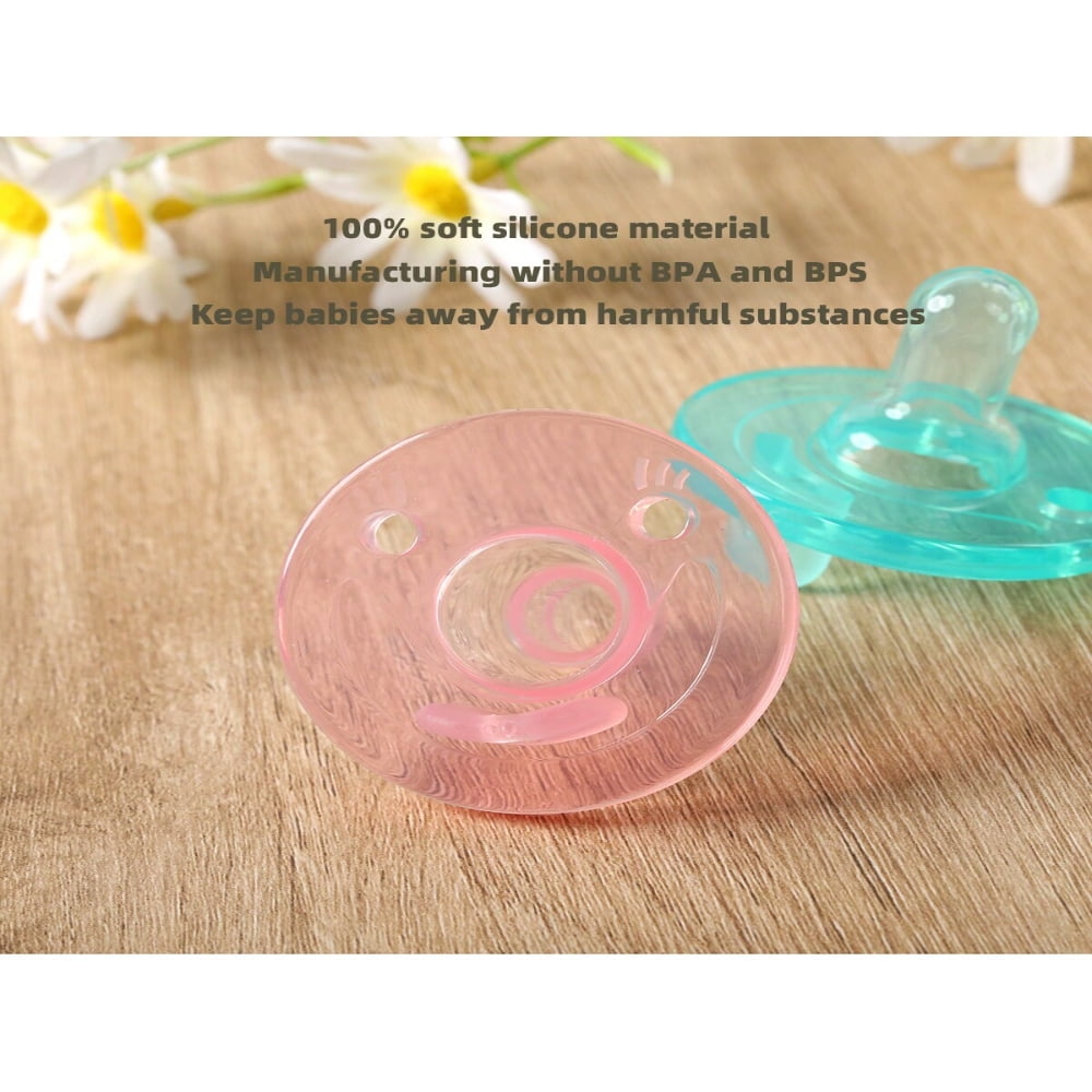 LOVEVER 1pc Liquid Silicone Pacifier For Baby Super Soft And Nano ...