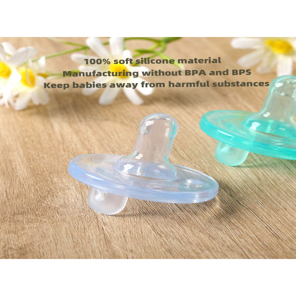 LOVEVER 1pc Liquid Silicone Pacifier For Baby Super Soft And Nano ...