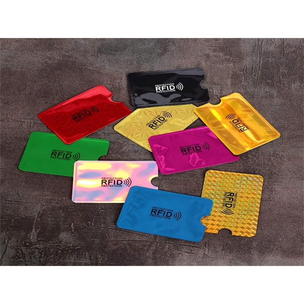LOVEVER 2/6pcs RFID Blocking Card Holder Bank Card ID Card Case ...