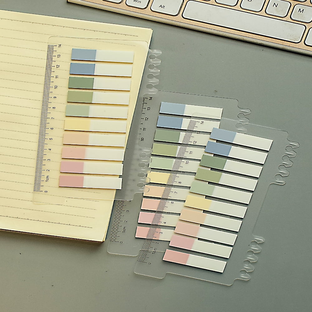 LOVEVER 200pcs Page Markers Sticky Notes Book Tabs Colored Writable ...