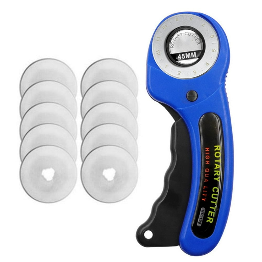 LOVEVER 45mm Round Wheel Rotary Cutter Quilting Sewing Roller Fabric ...