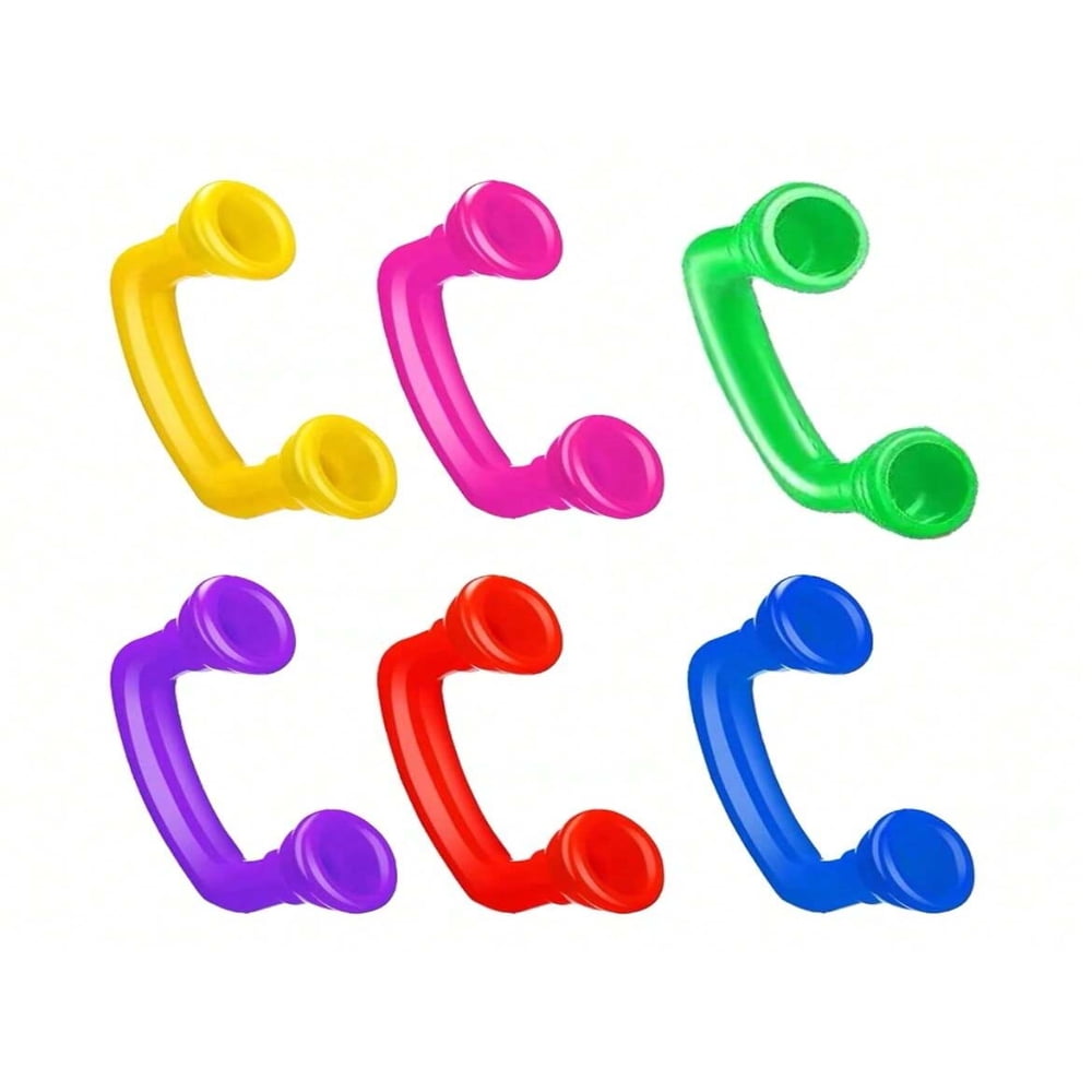 LOVEVER 6 Pcs Whisper Reading Phones Colorful Auditory Feedback Phone ...