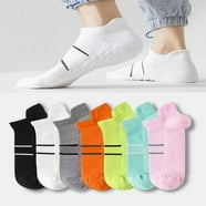 MISSION Performance Heel Tab Socks, Unisex, 2 Pair, White, Cushioned ...