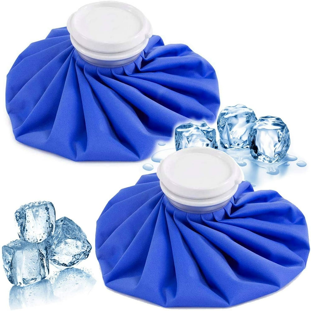 LOVEVER 9” Ice Bag Hot & Cold Therapy Reusable for Injuries Pain Relief ...