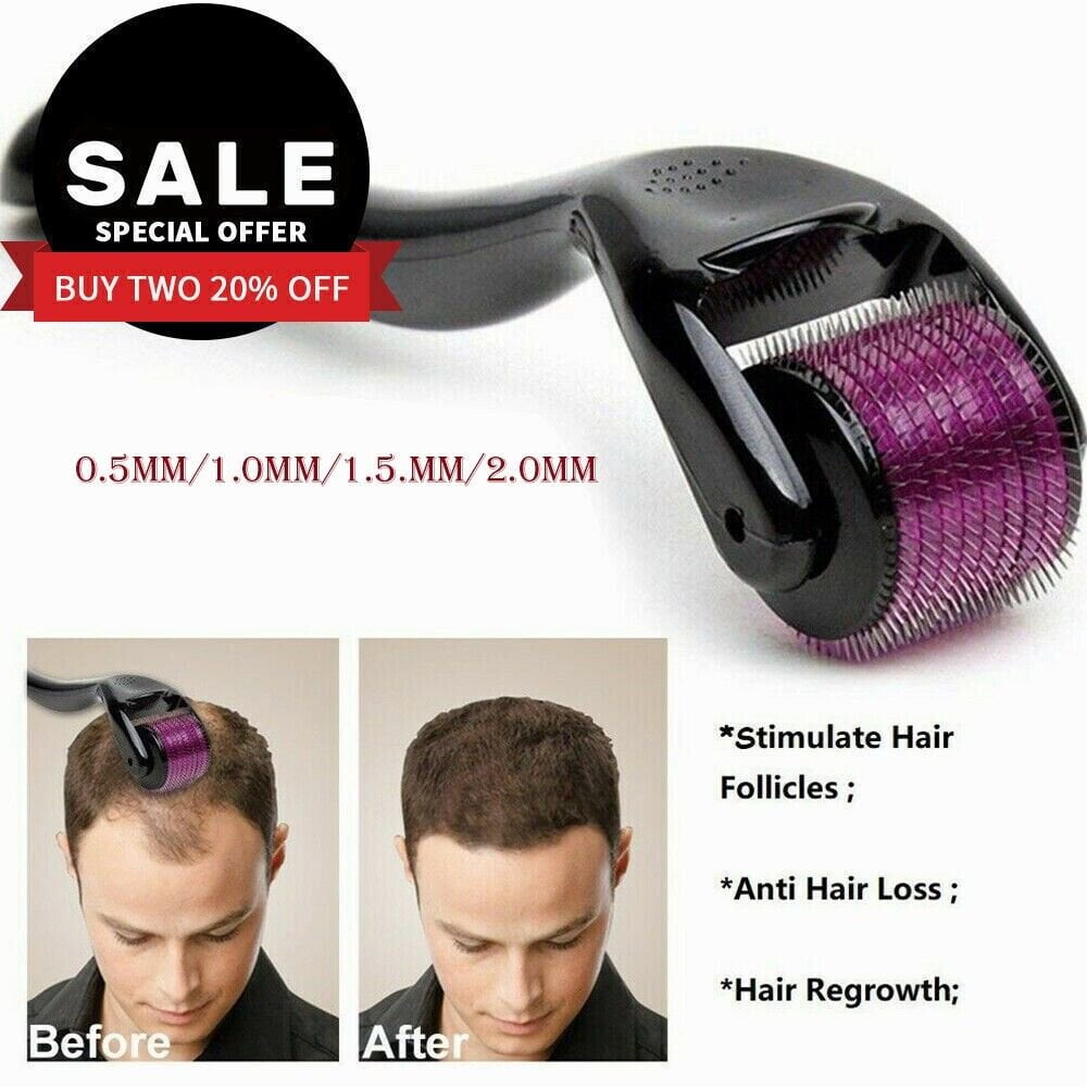 LOVEVER Beard Derma Roller Hair Beard Regrowth & Skin Rejuvena 540 ...