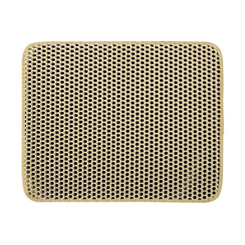 LOVEVER Cat Litter Mat Trapping for Litter Box Slip&Large Urine ...