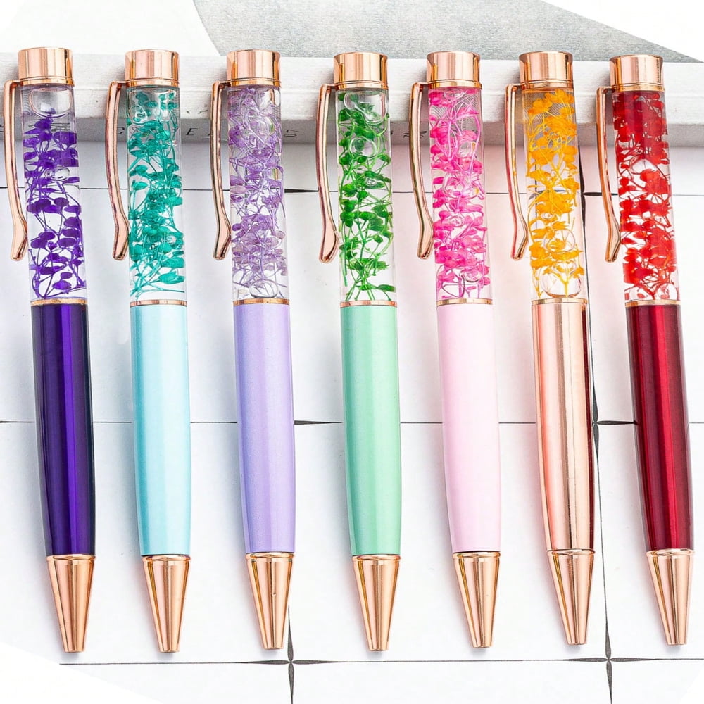 LOVEVER Creative Liquid Sand Neutral Pens Cartoon Fairy Pens DIY Oil ...