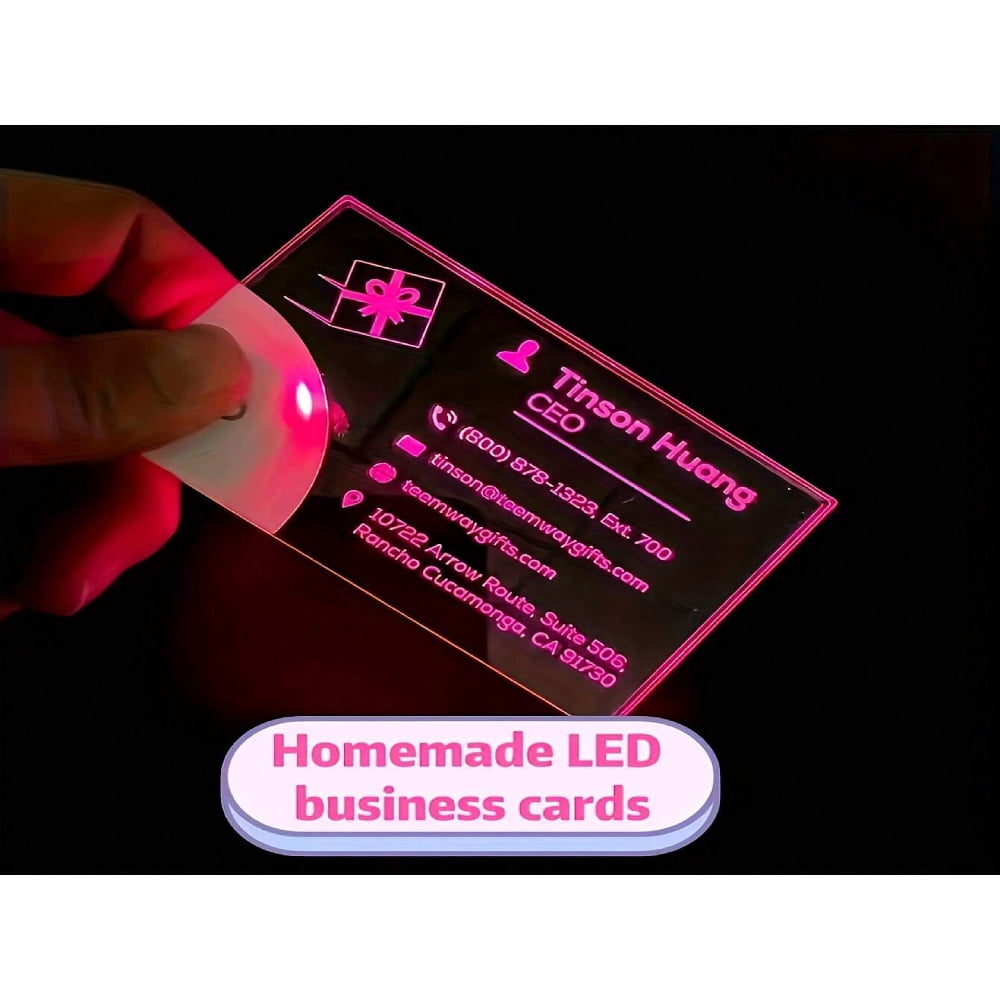 LOVEVER LED Light Sheet Transparent Acrylic Wedding Venue Card Store ...