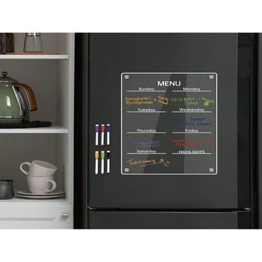 Magnetic Meal Planner Refrigerator Magnet Weekly Menu Board Dinner Meal ...